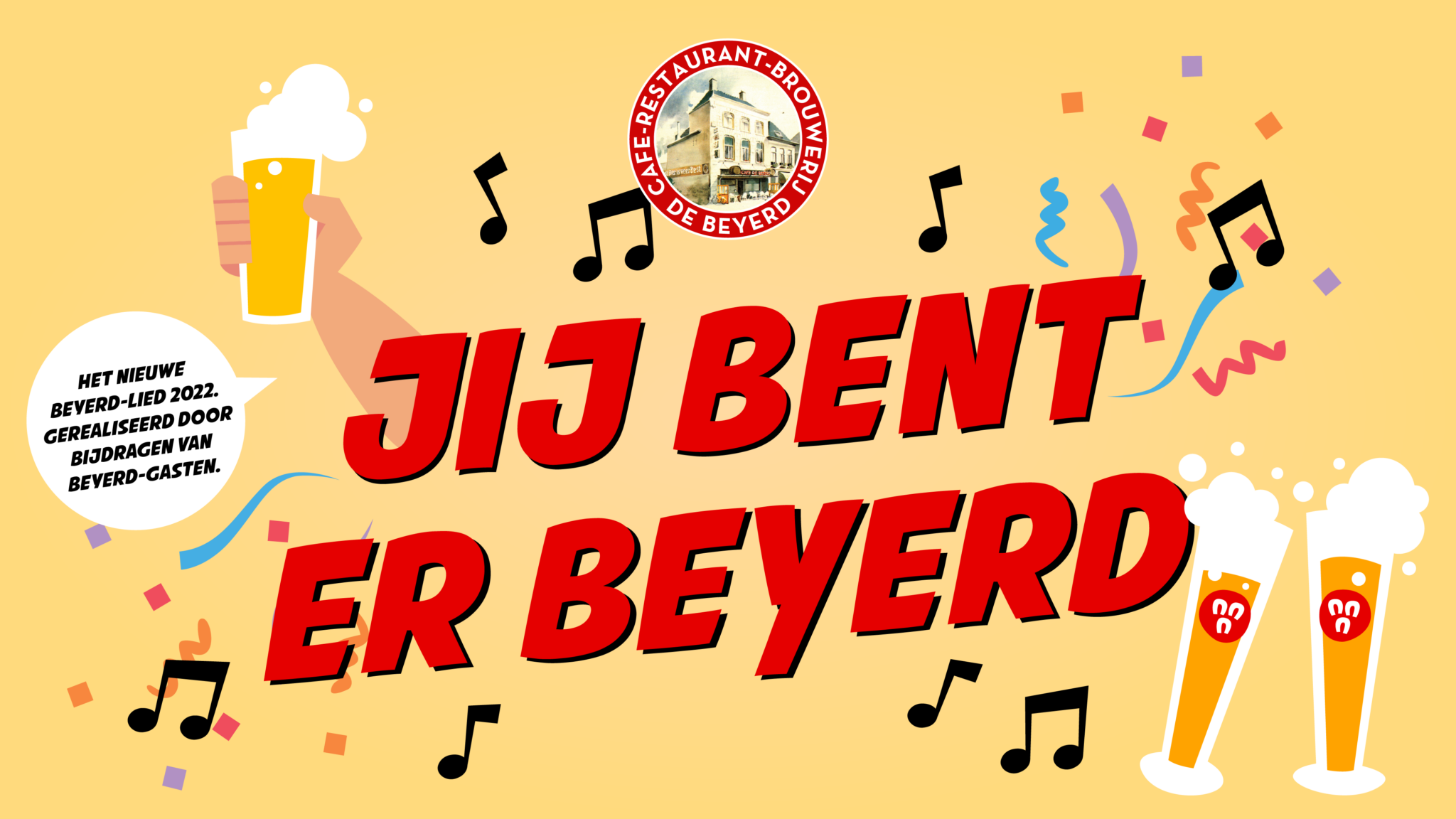JIJ BENT ER BEYERD! – Café & Brouwerij de Beyerd
